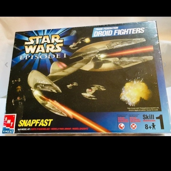 AMT/ERTL | Toys | Star Wars Episode Droid Fighters Snapfast Model Kit ...